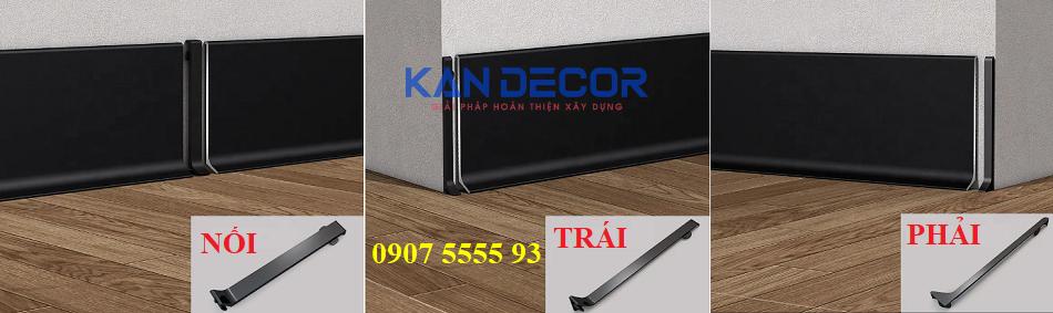 Len Nhôm Tường K60 Đen - Kan Decor